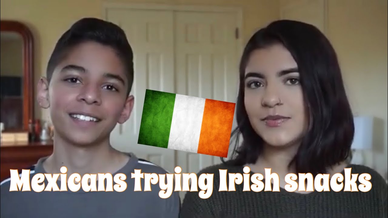 Mexicans trying Irish Snacks | Snackcrate $1 unboxing taste test - YouTube