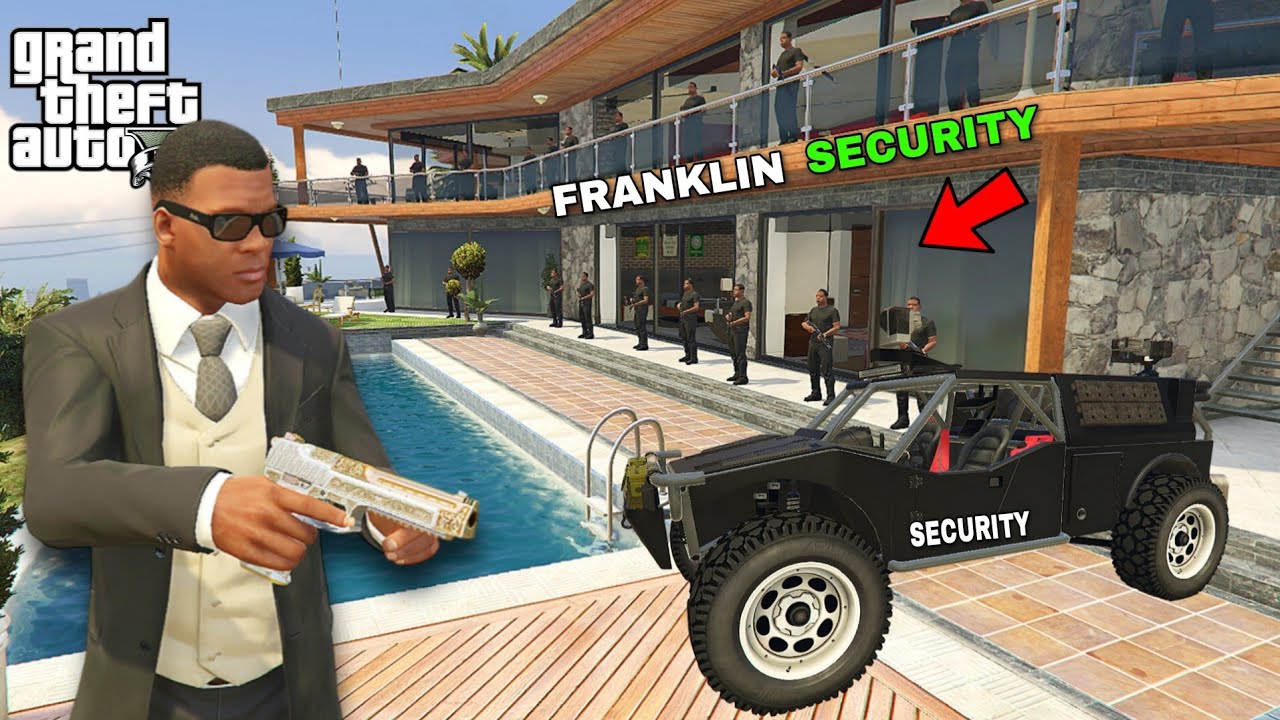 Gta 5 Franklin Went To Take A Security Test In Los Santos In Video ...