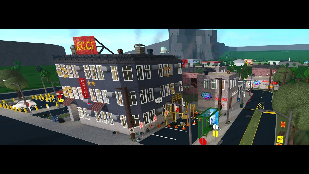Roblox Bloxburg Crime City Build - YouTube