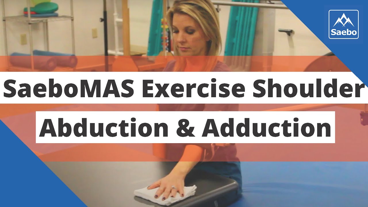 SaeboMAS Exercise - Sitting Shoulder Horizontal Abduction and Adduction ...