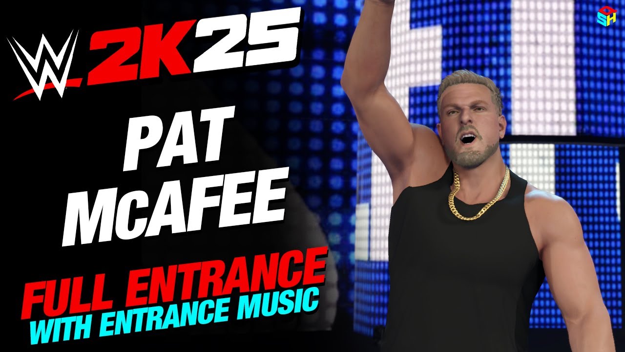 PAT MCAFEE WWE 2K25 ENTRANCE - #WWE2K25 PAT MCAFEE ENTRANCE WITH MUSIC ...