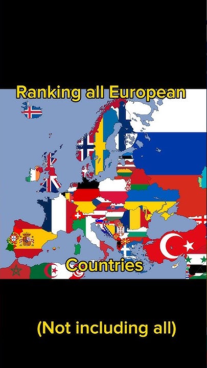 Ranking all European countries. #shortvideo #country #geography #ranking - YouTube