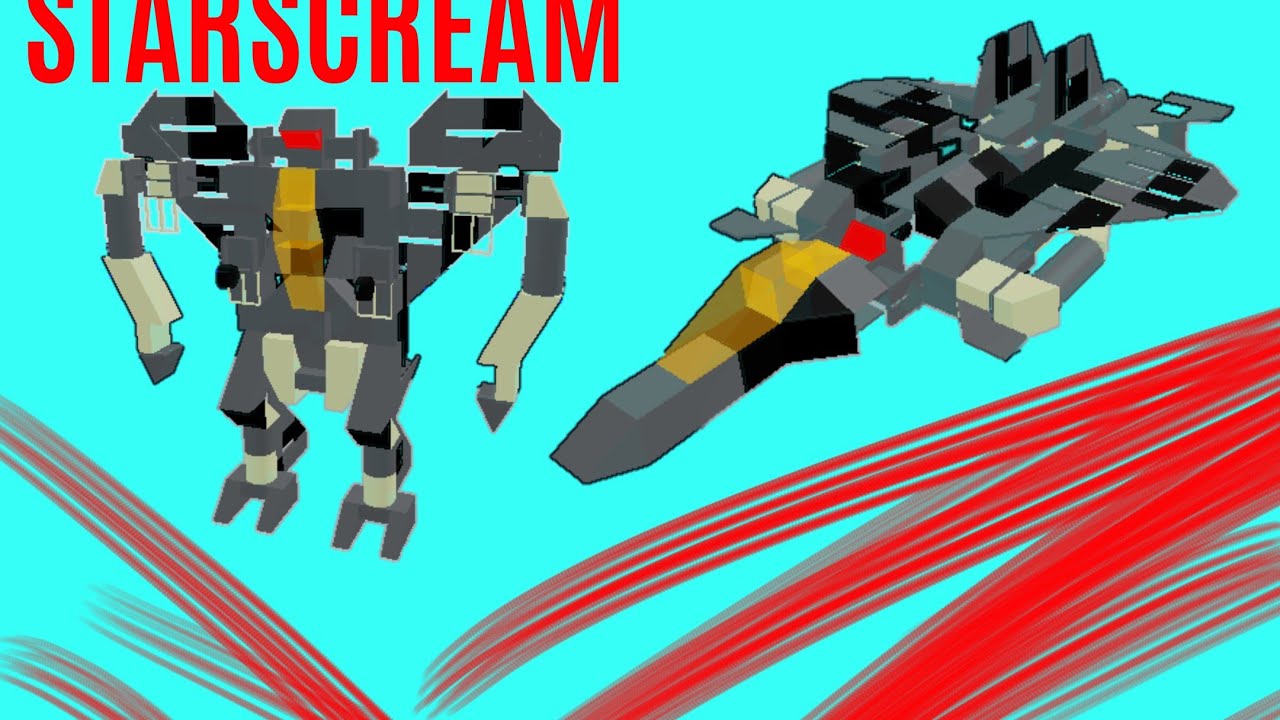 Roblox Plane Crazy Transformers STARSCREAM (ROTF/DOTM) - YouTube