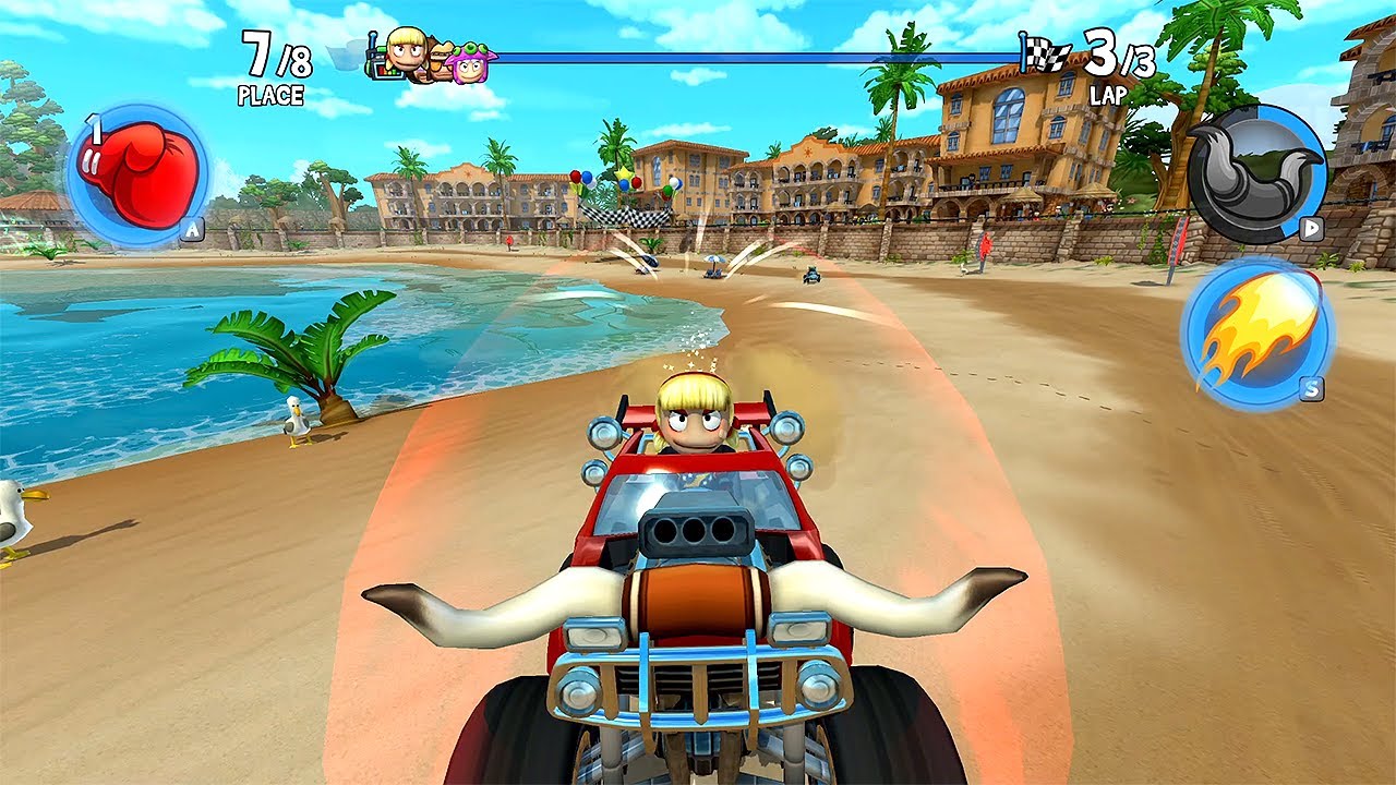 🏁RACING BBR PC | EP23 - Beach Buggy Racing 2: Island Adventure - YouTube