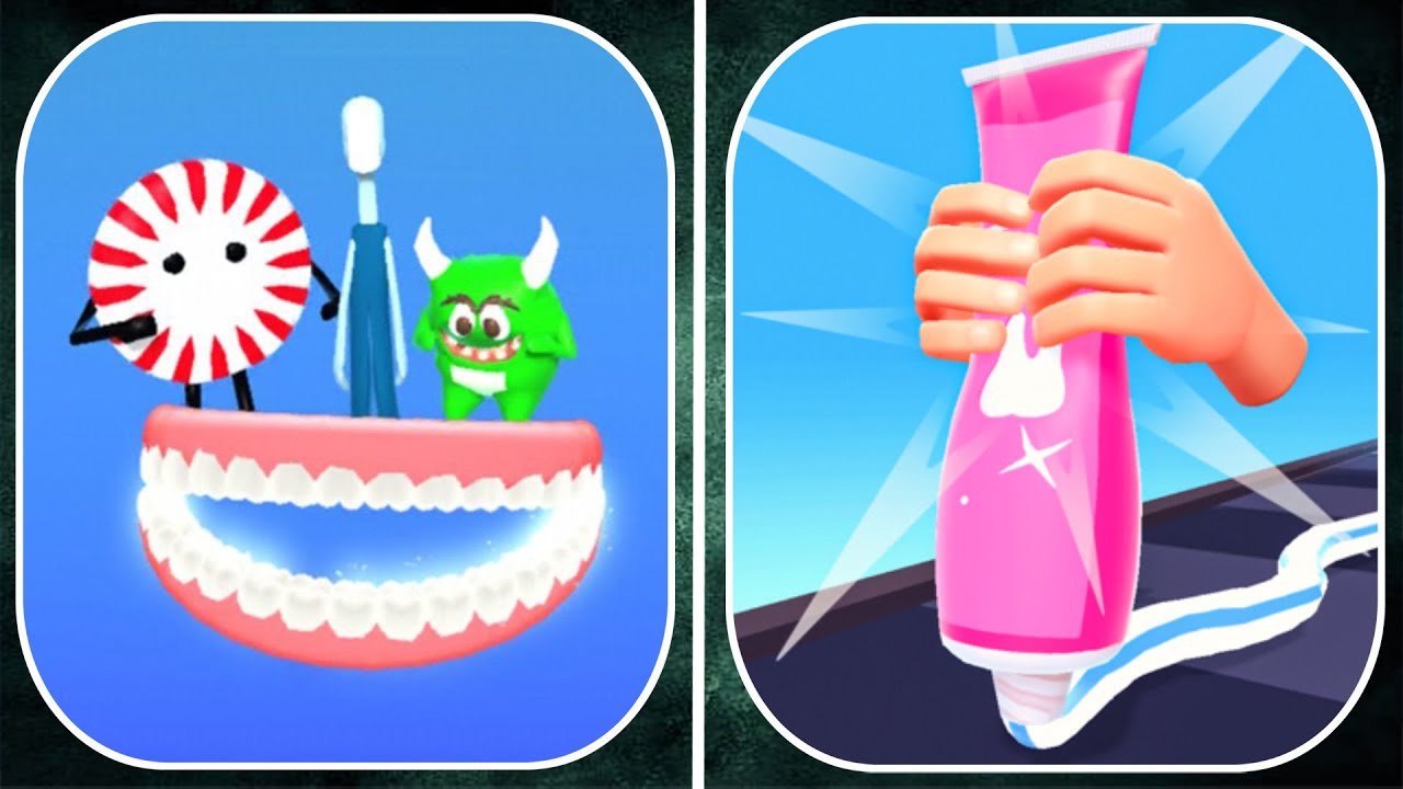 Teeth Runner 🆚 Toothpaste Run -Top Free Gameplay iOS,Android Max Level ...
