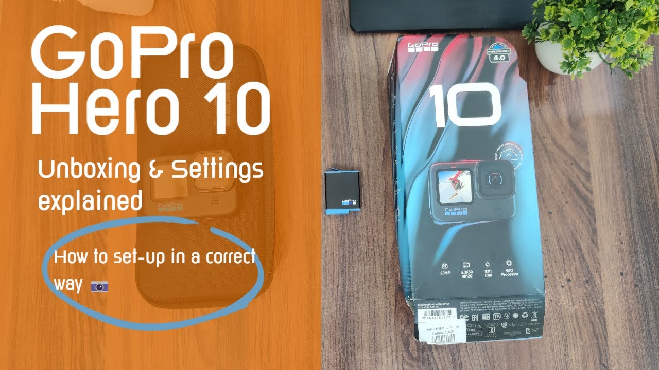 GoPro Hero 10 Unboxing-Settings explained| Beginner's guide to set-up ...