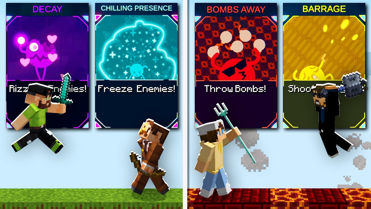 Minecraft Rounds, But the Arena Upgrades Every Minute - YouTube