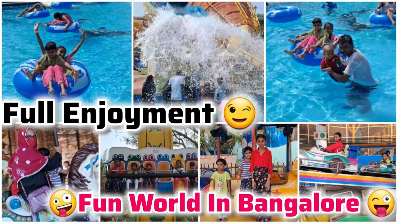 FUN WORLD IN BANGALORE ||FunWorld Tour With family 👪 full Enjoyment 😉 ...