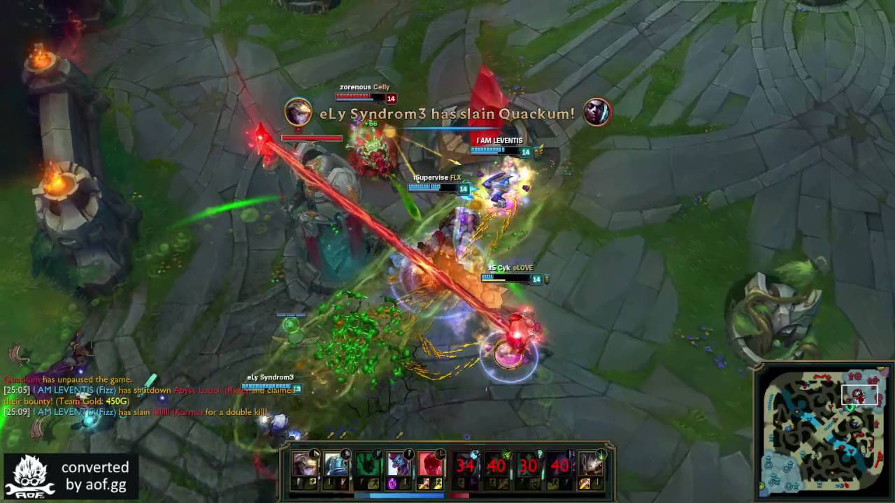 Pentakill by zorenous (Challenger I) as Kog'Maw on OCE - YouTube