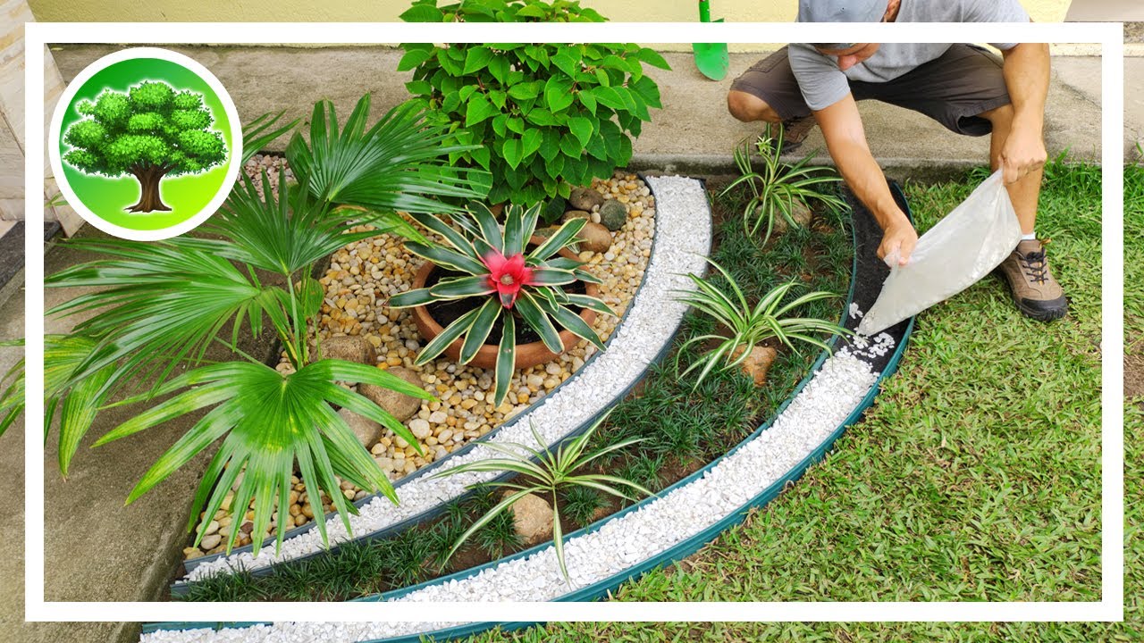 💚 DIY - DECORAÇÃO DE JARDIM 16 / JARDIM EXÓTICO COM PEDRAS - YouTube