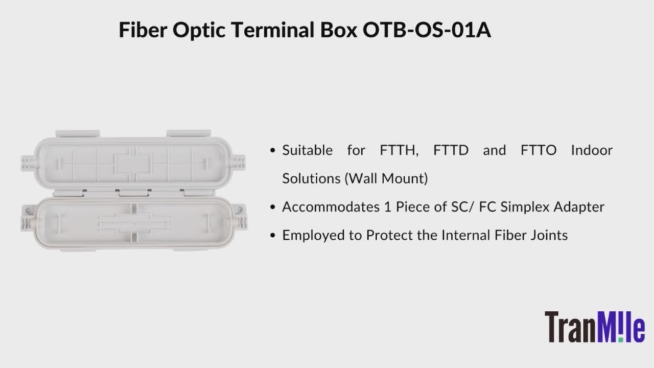 Tranmile Fiber Optic Terminal Box Indoor OTB OS 01A - YouTube