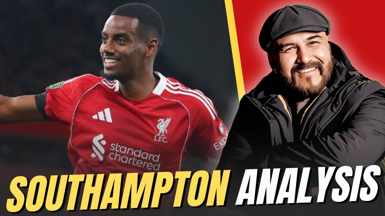 Isak Gets His 1st Liverpool Goal | Liverpool 2 Southampton 1 - Match ...