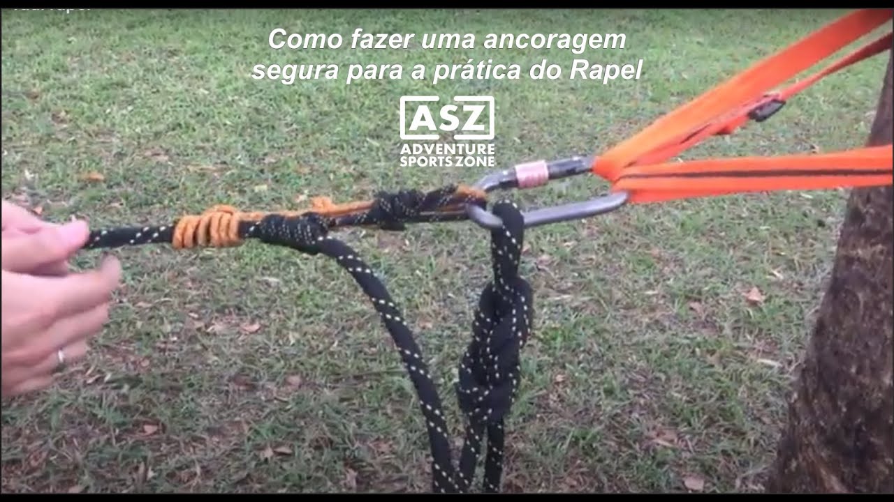 Aprenda a fazer uma ancoragem segura para a prática de Rapel - YouTube