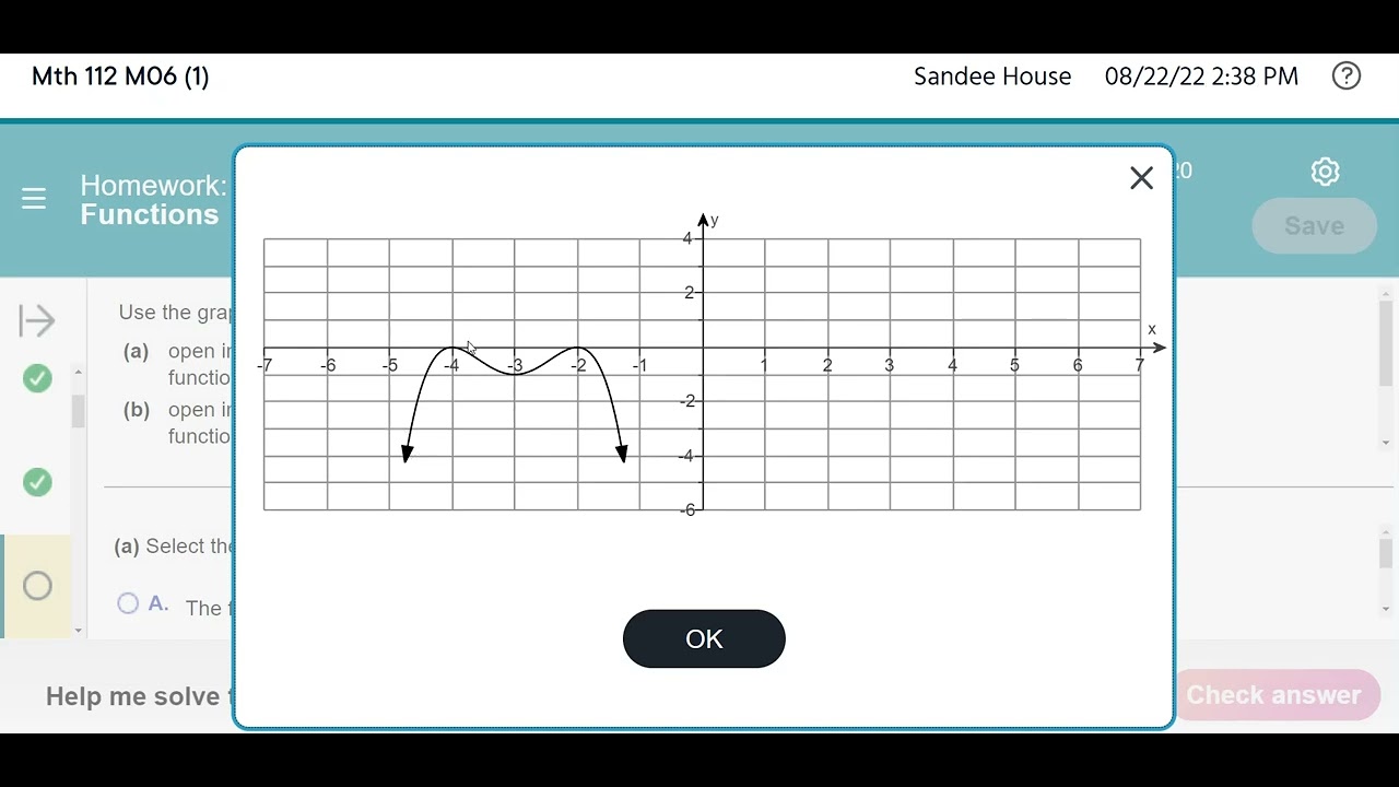 MTH 112 Homework 1.3 - YouTube