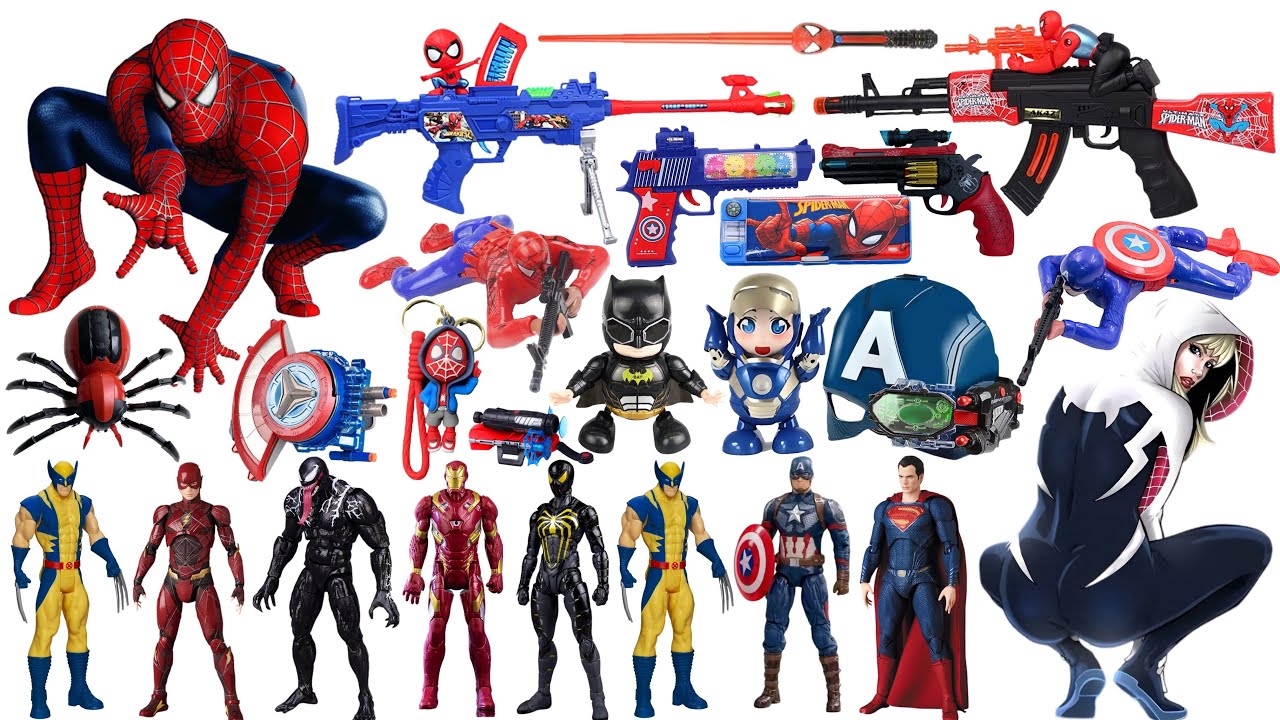 Spider Man Action Doll | Marvel Popular Toy Collection | Marvel Toy Gun ...