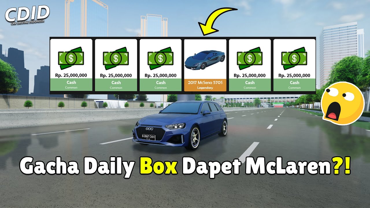 Gacha Daily Box Dapet McLaren 570S?! | Roblox CDID - YouTube