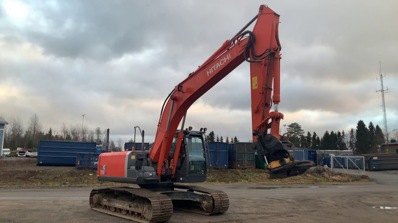 Köp Bandgrävmaskin Hitachi Zaxis 210LC-3 på Klaravik - YouTube