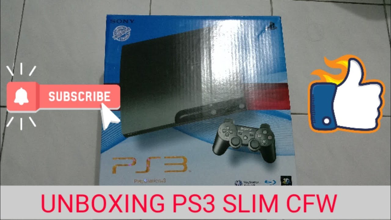Unboxing PS3 Slim CFW (Custom Firm Ware) - YouTube