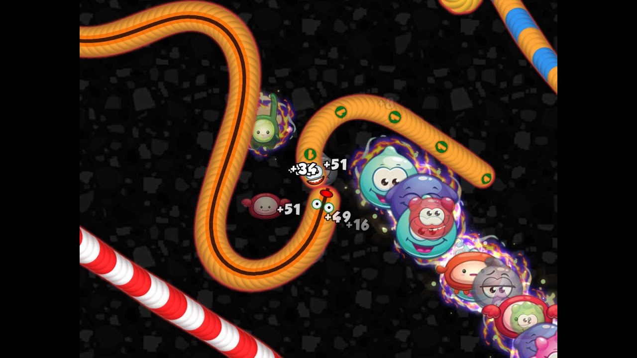 Червячная зона - Slithery Snake играю второй раз - YouTube
