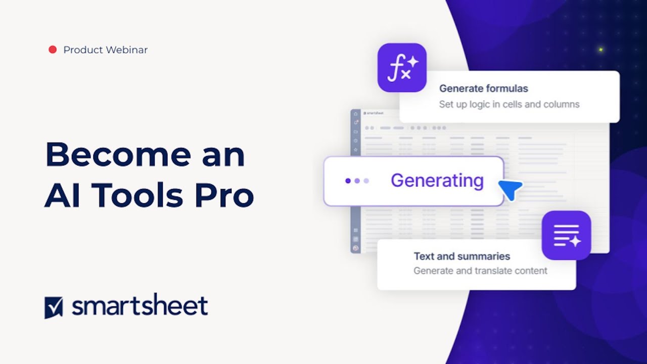 Become an AI Tools Pro | Smartsheet Learning Center