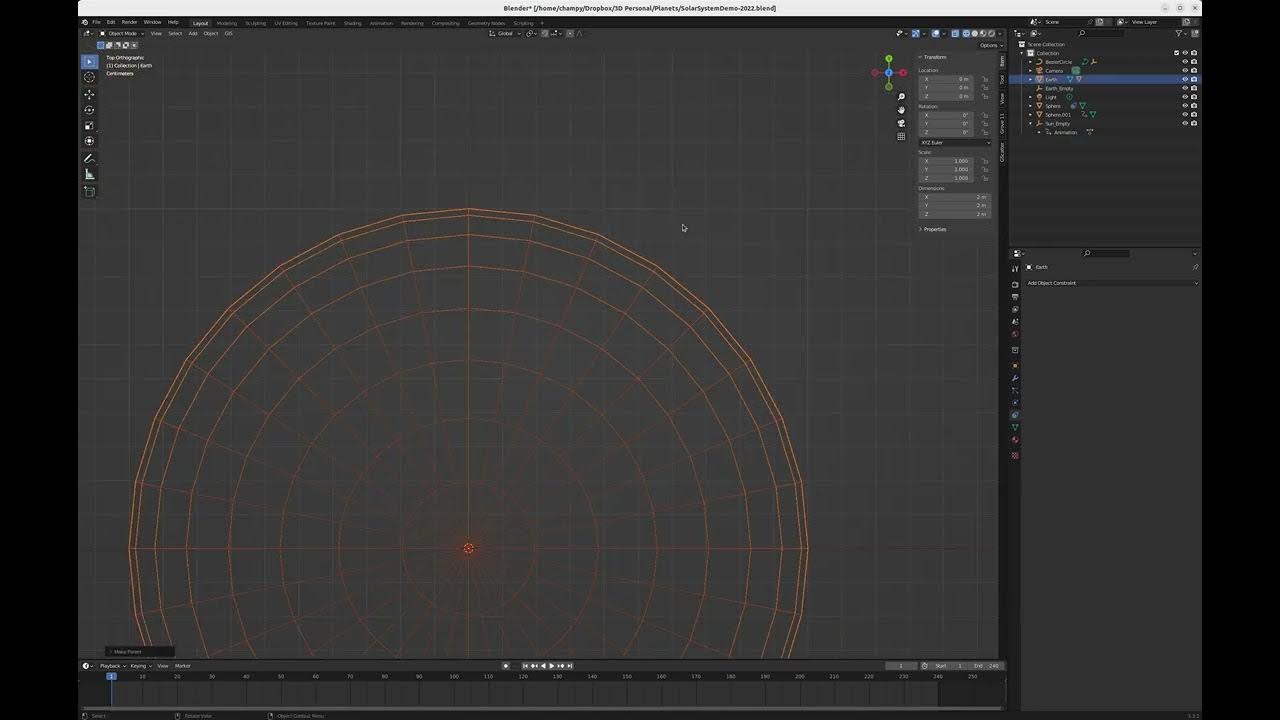 Blender Tutorial: Using Curves and "Follow Path" to create planets with a non-circular orbit ...