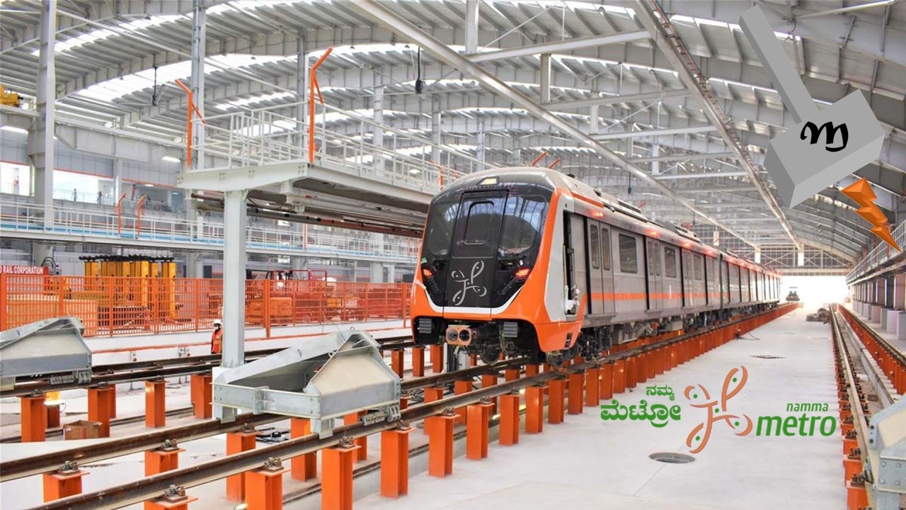 Namma Metro - Orange Line Project Status - YouTube