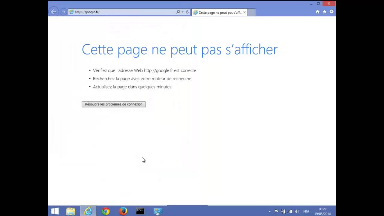 Cette Page Ne Peut Pas Safficher Solution N°4 Nouveau Youtube