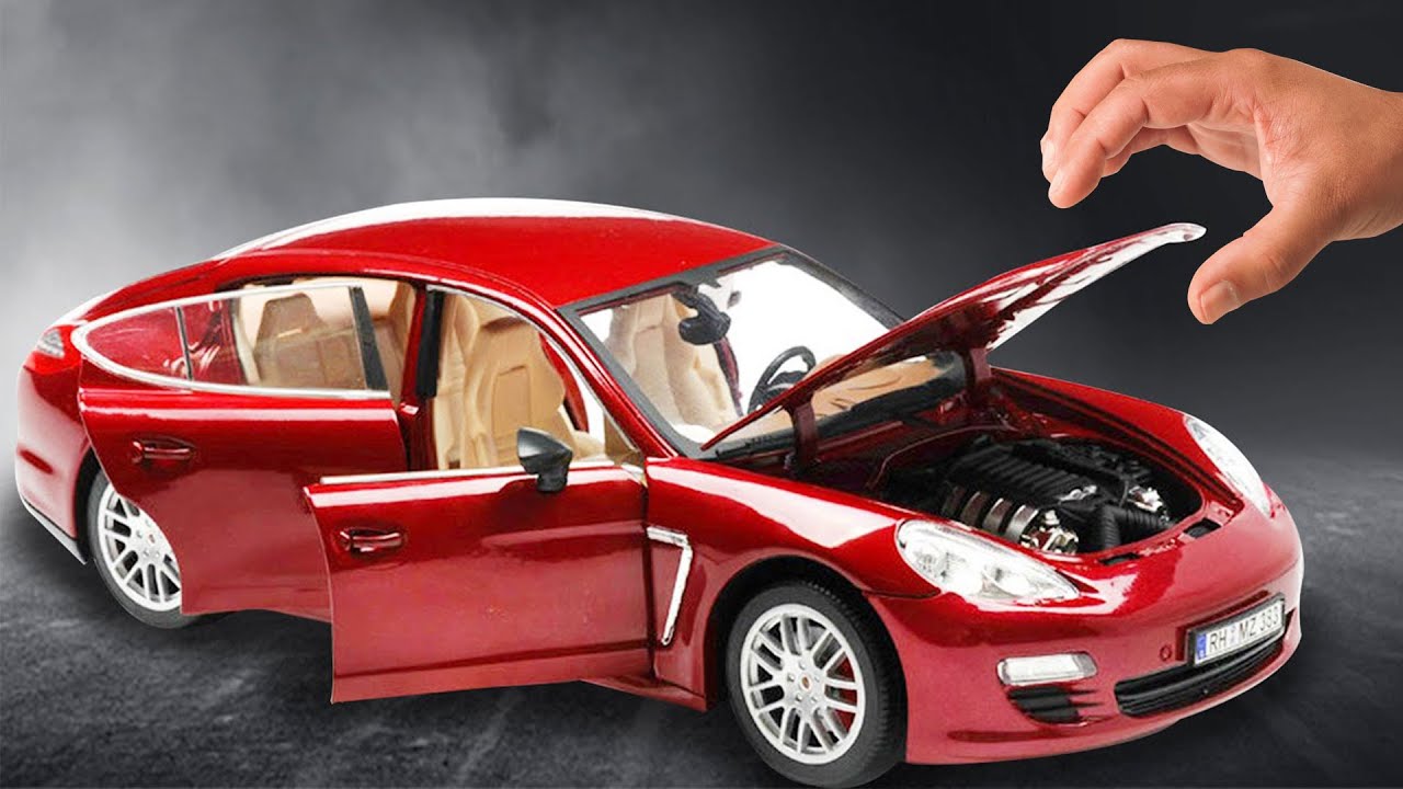 Realistic Porsche Panamera 1:18 Diecast Model Car Unboxing of Porsche 1 ...
