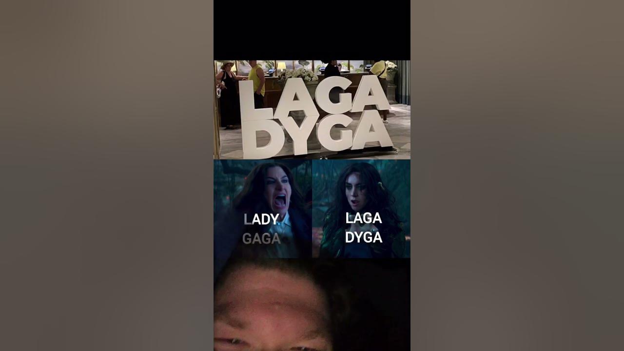 Laga Dyga really had no business being this funny to me #agathaallalong #ladygaga #greenscreen ...