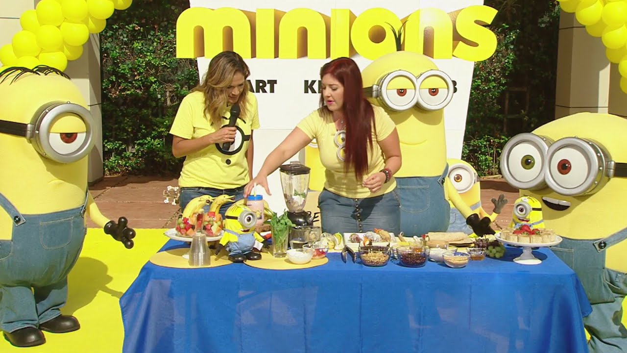 ¡Minions en la cocina! Bocadillos con su alimento favorito: ¡bananas ...