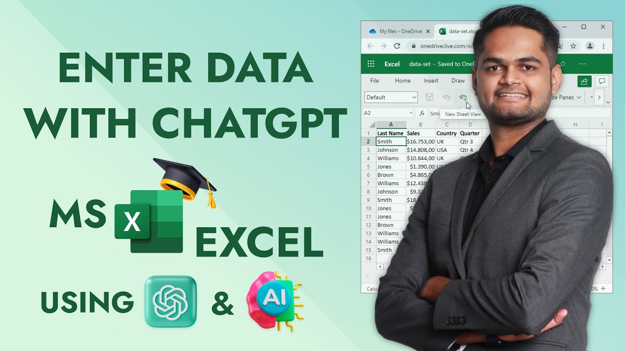 How To Automate Data Entry In Excel With Chatgpt Be10x Youtube