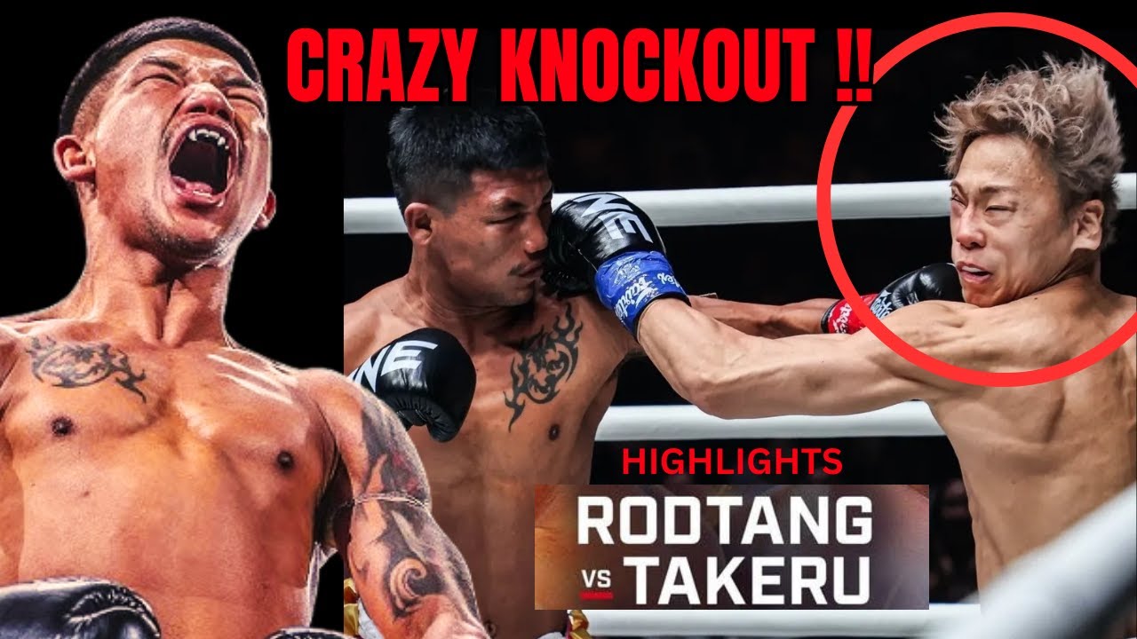 Rodtang vs. Takeru - Brutal & Crazy Knockout! Full Fight Highligh First Round KO -One 172 ...