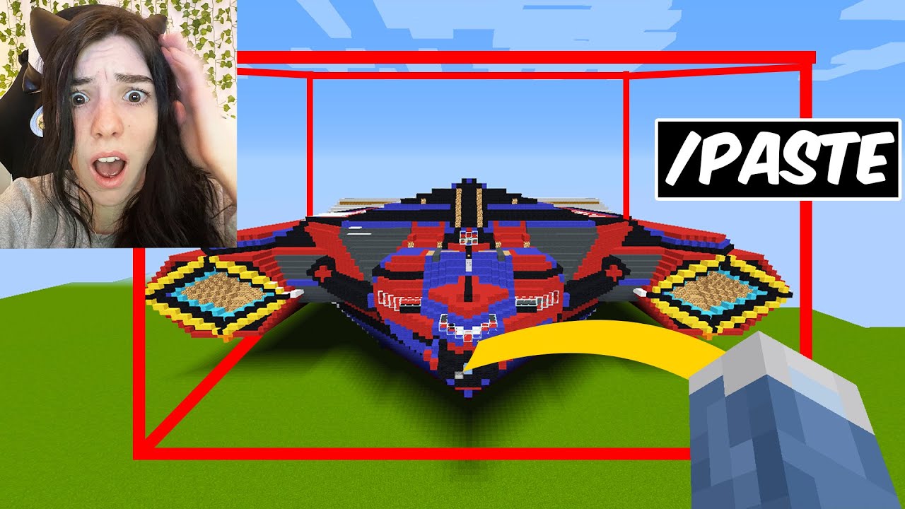 I Secretly Cheated Using An AUTO BUILDING Mod in Minecraft - YouTube