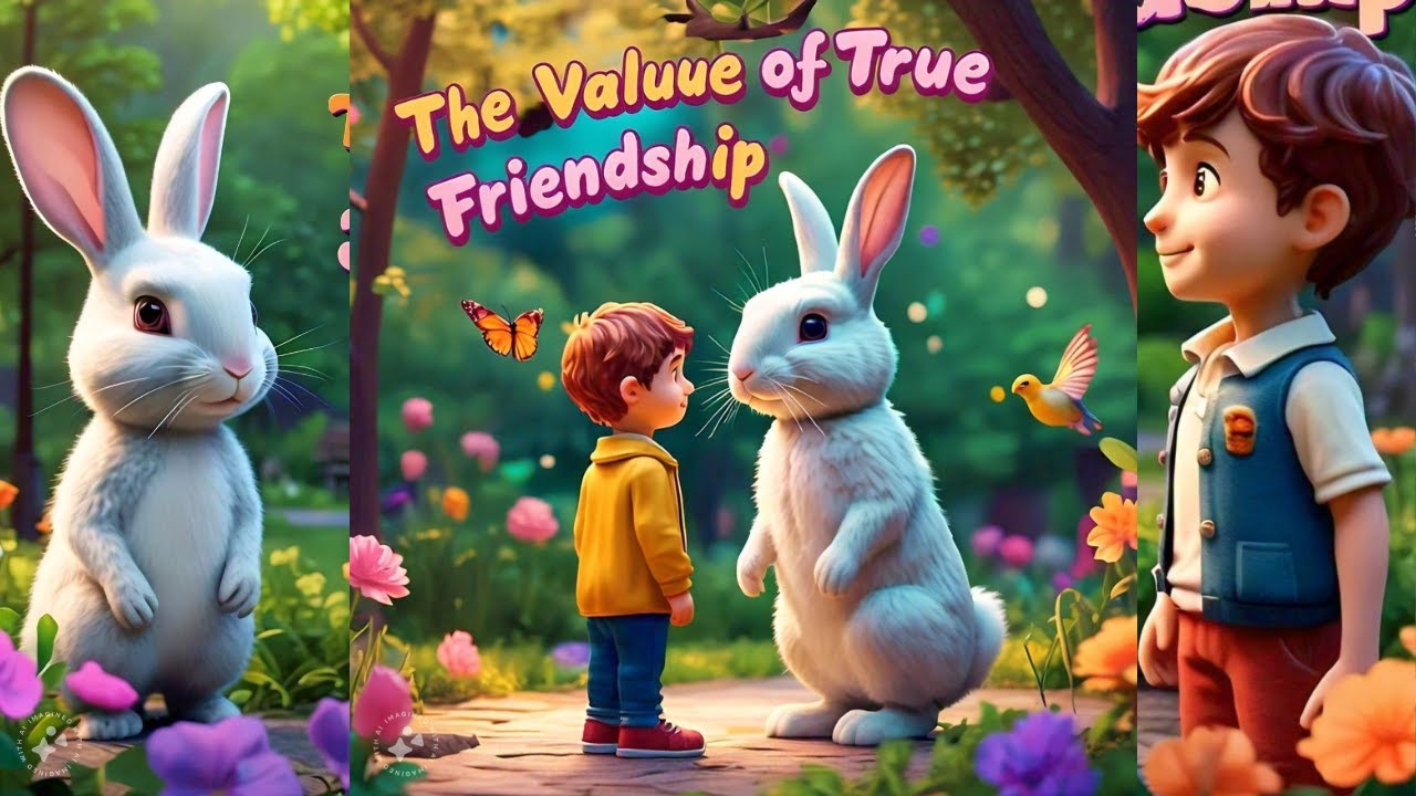 The Value Of True Friends|Rabbit|Cartoon|Kids|Fun - YouTube