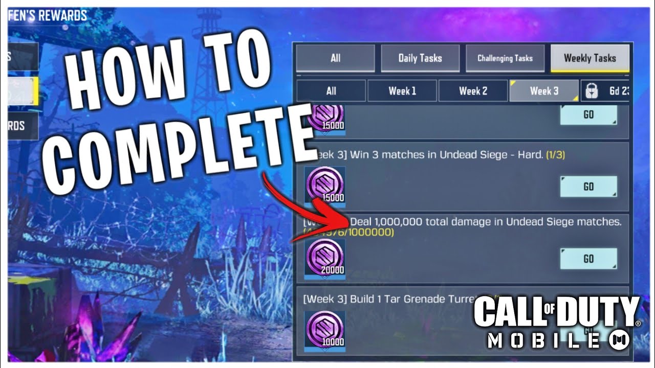 CODM ZOMBIES! Deal 1000000 Total Damage in Undead Siege Matches ! - YouTube