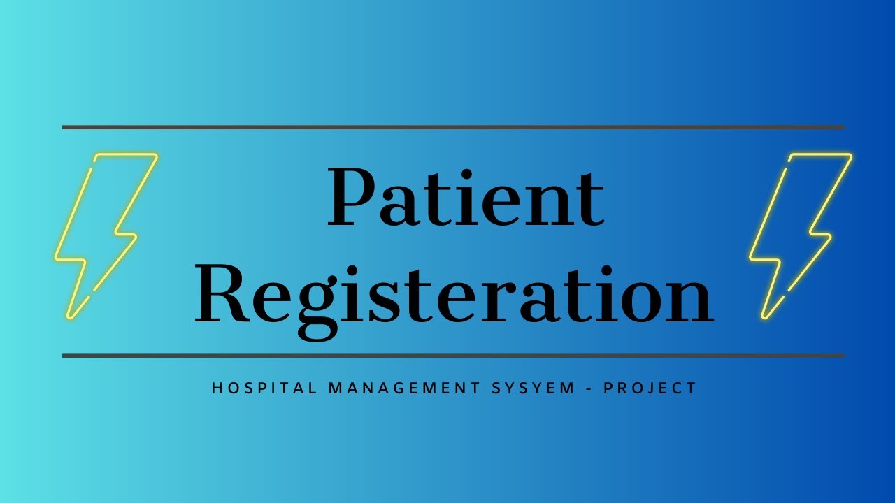 Patient Registration || HMS || Project - YouTube
