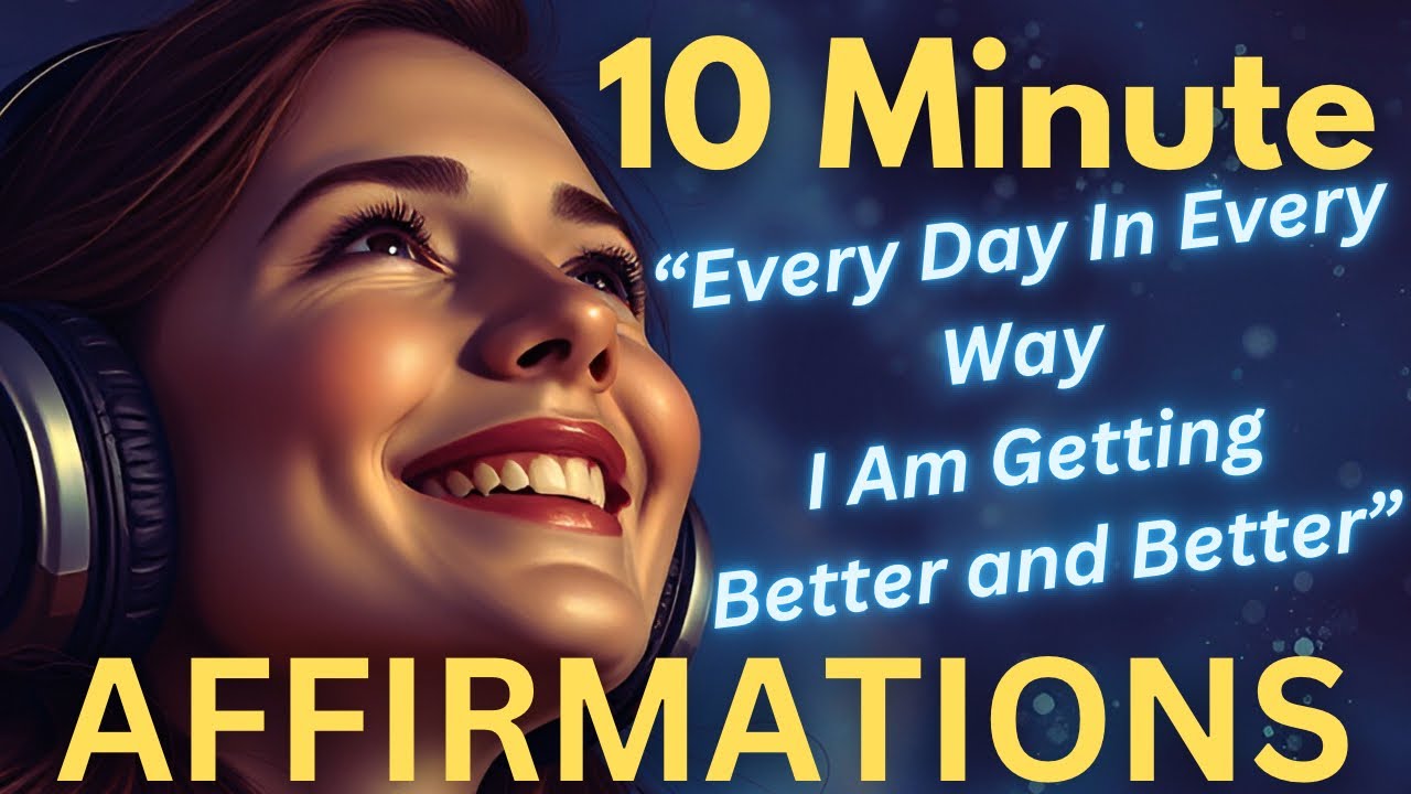 Every Day In Every Way I Am Getting Better and Better | EMILE COUE Affirmations - YouTube
