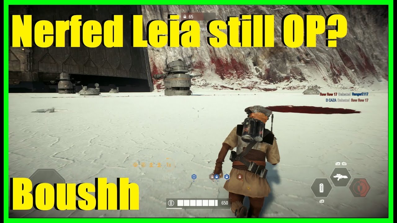 Star Wars Battlefront 2 - The new post patch Princess Leia! | Is she no ...