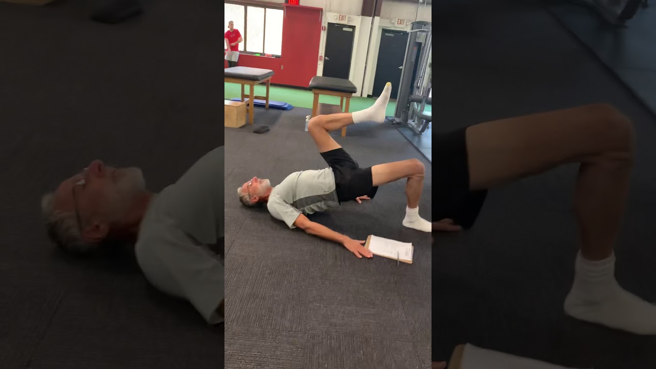 1-leg Supine Bridge Iso Hold - YouTube