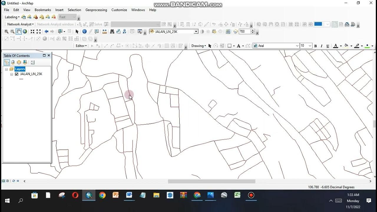 Mengubah Jalan 'Line' ke Dalam Bentuk 'Polygon' Buffer ArcGis🌎 - YouTube