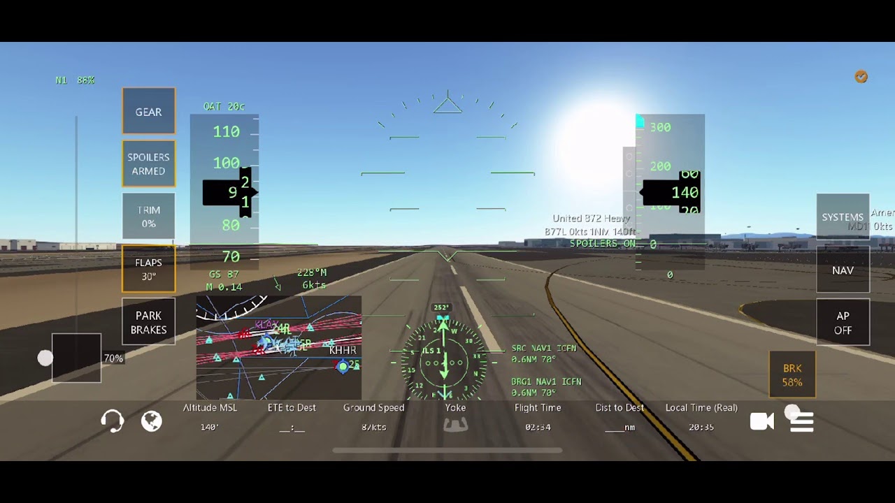 Infinite flight Dallas to Los Angeles. Training server, come join if ...