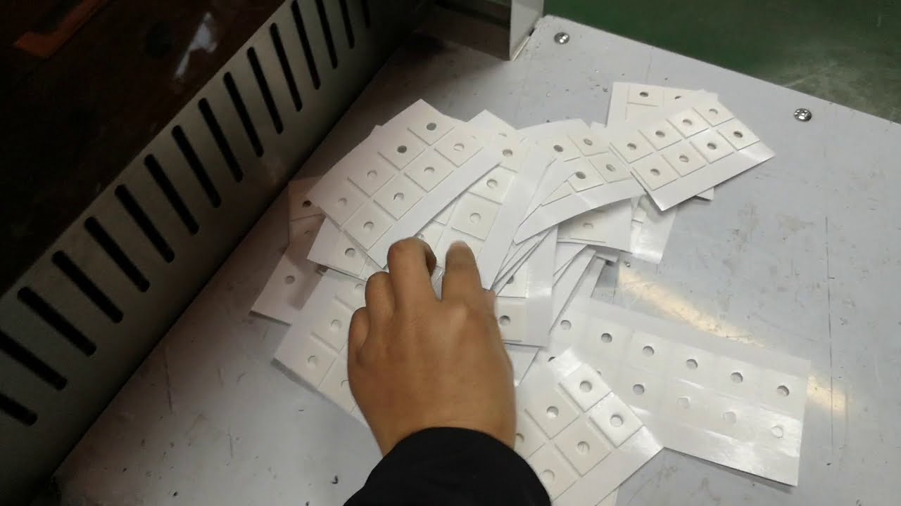 320mm Cut foam tape with holes - YouTube