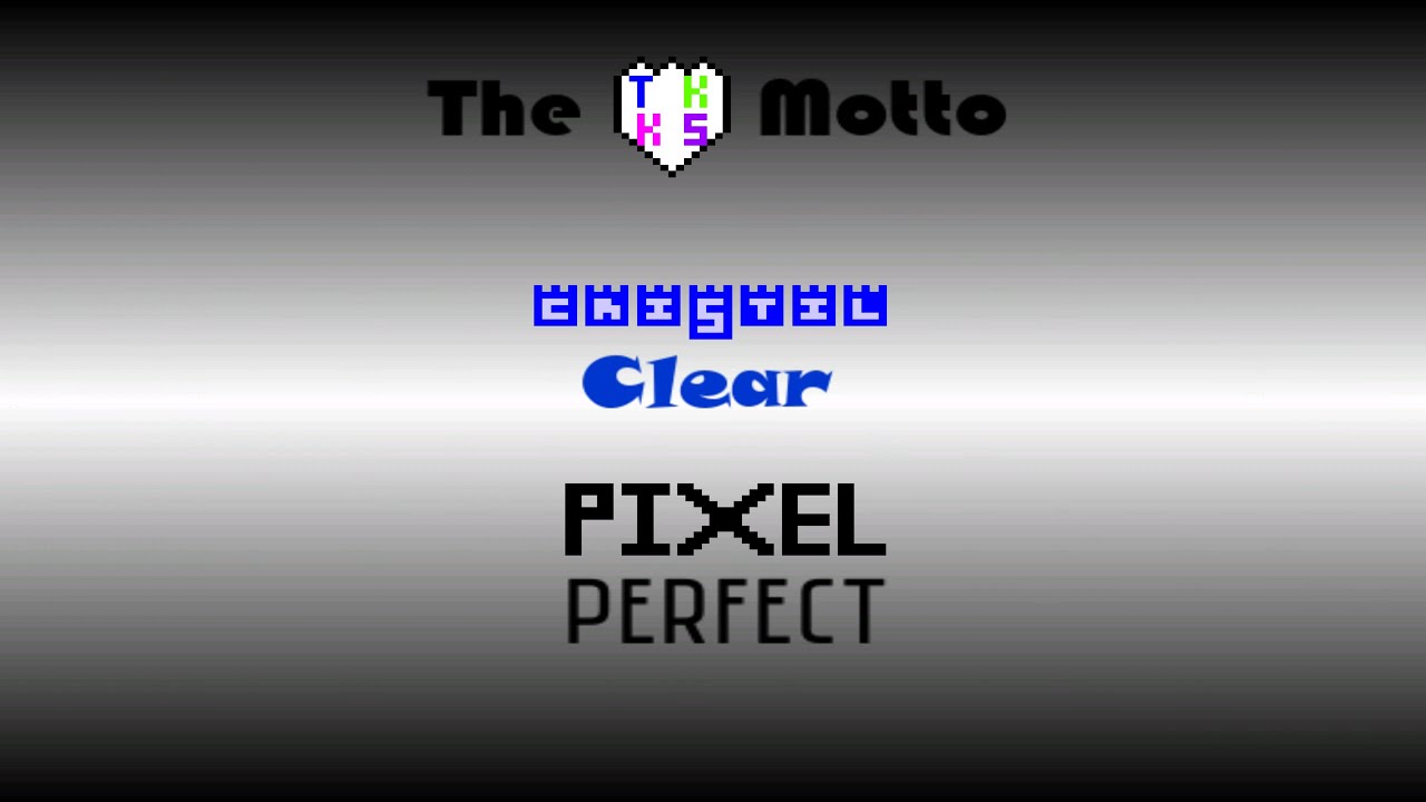 Cristil Clear, Pixel Perfect™ - YouTube
