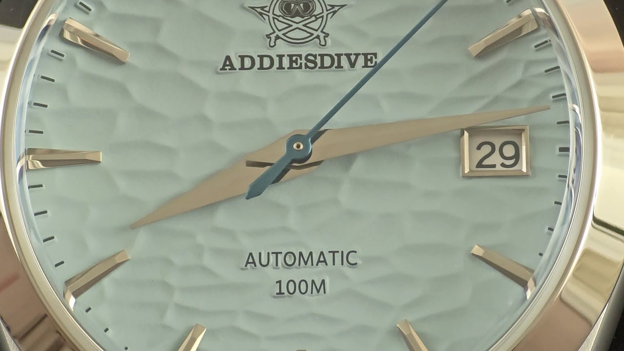 Addiesdive AD2118 Retro Mechanical Watch - Blue Dial | Unboxing & Quick ...