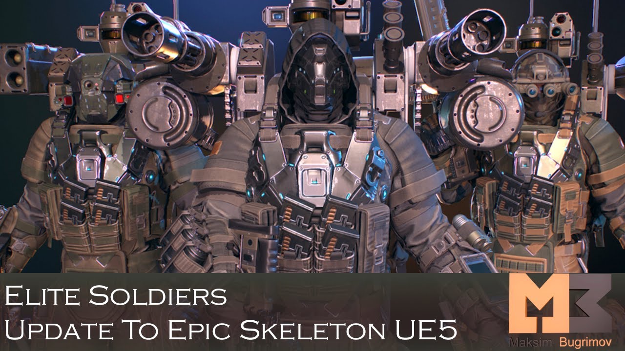 Elite Soldiers Update To Epic Skeleton UE5 - YouTube