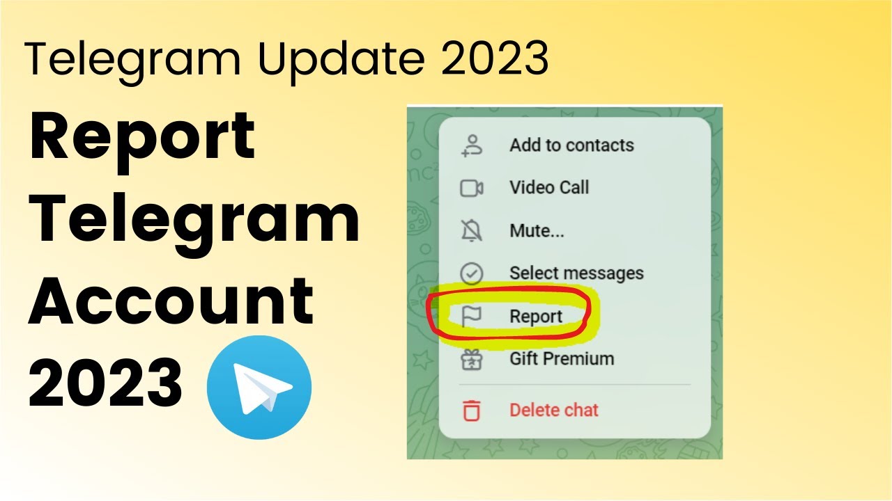 [Updated] How to Find Report Function To Telegram Account or User 2023 ...