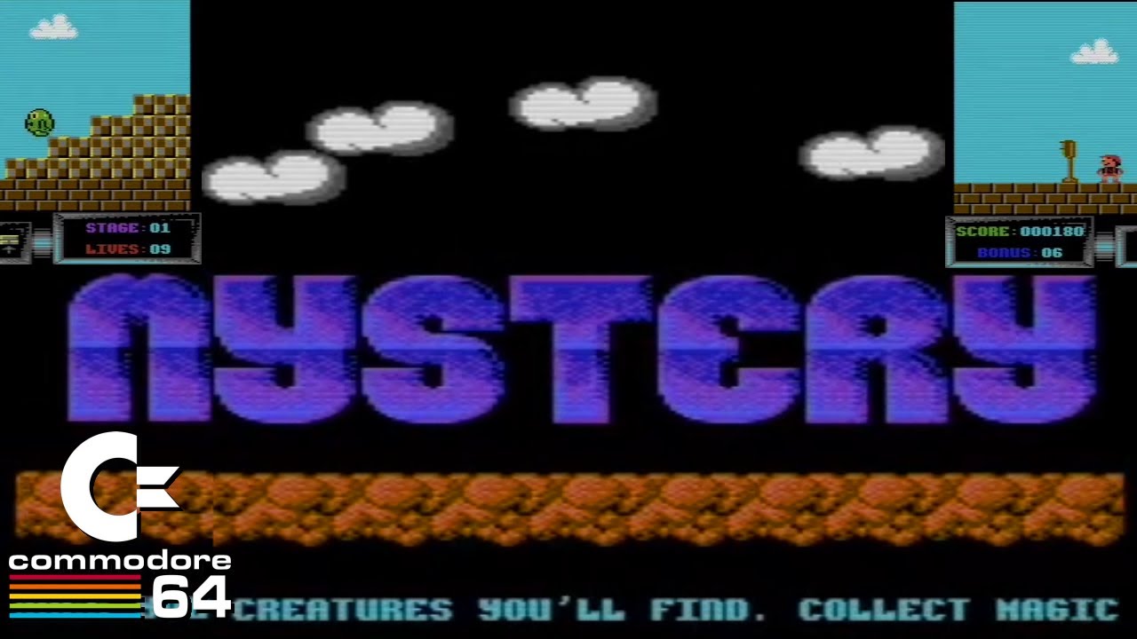 MYSTERY [C64] Il Mistero del Super Mario Infame clone di Giana Sisters ...
