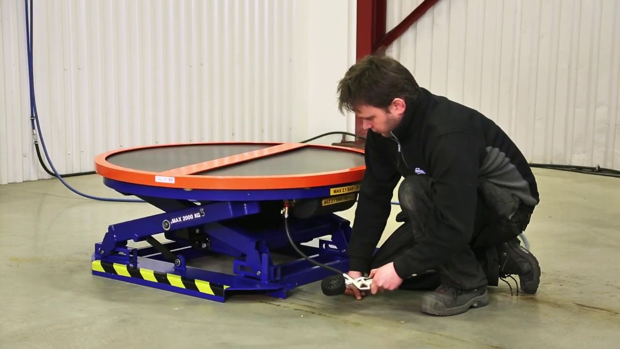 Edmolift PL2002, Pallet Leveller - YouTube