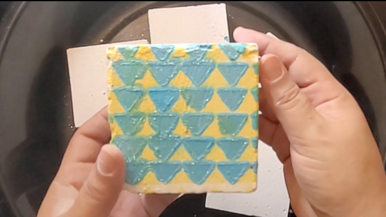One Soft Gym Chalk Block With Crunchy Reformed Gym Chalk Blocks 😋 - YouTube