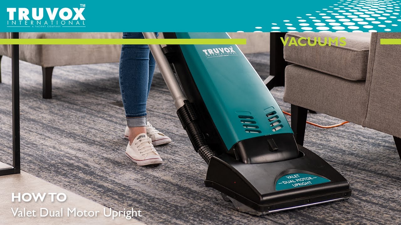 How to use your Valet Dual Motor Upright vacuum cleaner - YouTube